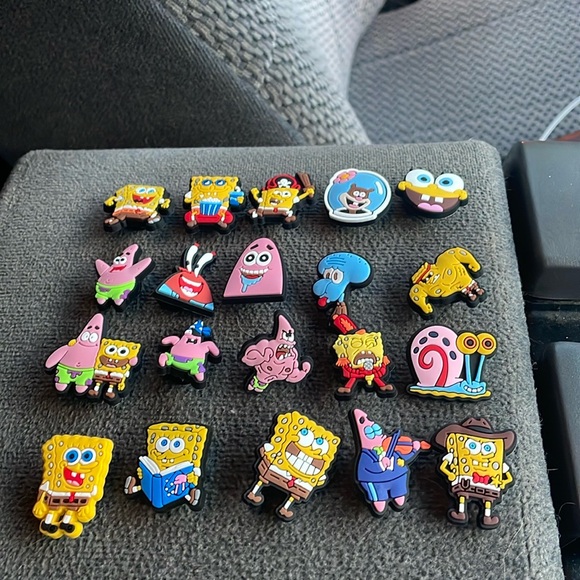 Other | Spongebob Squarepants Charms For Crocs Boys Or Girls Nwt | Poshmark